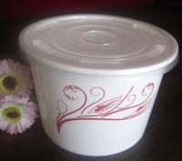 China 1000ml Disposable Plastic Bowls Injection Process With Printing Logo for sale