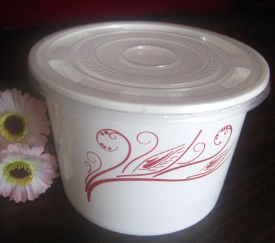 China 1000ml Disposable Plastic Bowls Injection Process With Printing Logo for sale
