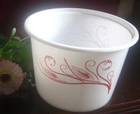 China 1000ml Disposable Plastic Bowls Injection Process With Printing Logo for sale