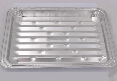 China One-time take-away insulation aluminum foil boxes Heat-resistant aluminum foil containers for sale