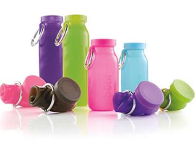China collapsible silicone  water bottle for sale