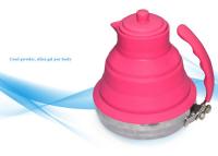 China Durable Heat Insulation collapsible silicone tea kettle SGS , FDA approved for sale