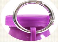 China Customized  Sports Foldable travel eco squeeze silicone water bottle 450ML for sale