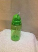 China Kids’ Plastic Water Bottles with Straws, 12 oz for sale