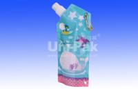 China Freezable 450ml Plastic Water Bottle Bags Vivid Printing For Camping , Baby Water Bag for sale