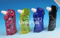 China Freezable 450ml Plastic Water Bottle Bags Vivid Printing For Camping , Baby Water Bag for sale