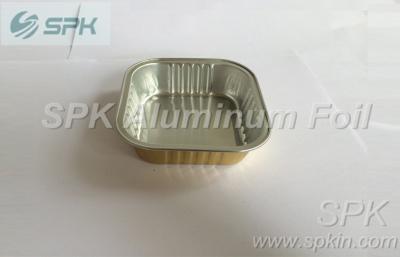 China Food grade Aluminum Foil Containers recyclable Rectangle Dairy use For food Storage for sale