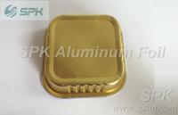 China Food grade Aluminum Foil Containers recyclable Rectangle Dairy use For food Storage for sale