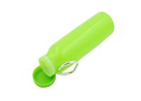 China Non-Toxic Custom Printed Silicone Water Bottles 650ml With PP Lid , Debossed for sale