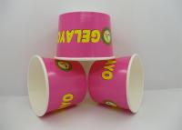 China 3oz - 32oz Single Wall Disposable Paper Bowls With Paper / Plastic Lid for sale