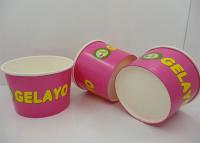 China 3oz - 32oz Single Wall Disposable Paper Bowls With Paper / Plastic Lid for sale