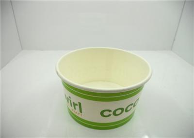 China Small 8oz Takeaway Disposable Paper Bowls / Mugs With PE Liner / Double PE Coated for sale