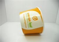 China 24oz Water Ice / Ice Cream Paper Containers , Double PE Coated Custom Paper Bowls for sale