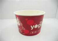 China Biodegradable PE Coated Personalised Cereal Bowl Small Paper Bowls 5oz / 6oz for sale