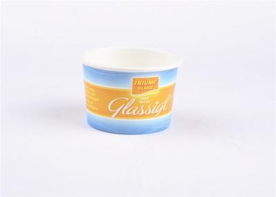 China Custom Printed 4oz / 5oz Small Paper Bowls Disposable Soup Cups CE / EU for sale