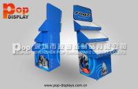 China Advertising Three Tiered Cardboard Floor Display Stands , Pets Bowls Corrugated Display for sale
