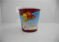 China Heavy Duty Custom Printed Biodegradable Paper Cups Container With PP Lids for sale