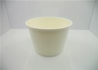 China Recycled Double PE Coated 16oz Squat Plain White Paper Cups Paper Food Container for sale