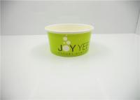 China Personalized Green 12oz Insulated Paper Soup Cups With Lids 97*82*67mm for sale