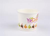 China Promotional Cute Biodegradable Paper Soup Cups , 12oz / 16oz Paper Hot Food Bowls for sale