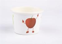 China Soup / Cereal / Pasta Pots 16oz Disposable Paper Cups With Lids And Straws for sale