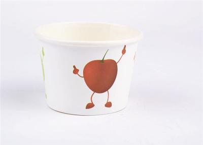 China Soup / Cereal / Pasta Pots 16oz Disposable Paper Cups With Lids And Straws for sale
