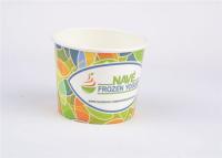 China Professional 16oz / 24oz Customizable Paper Cups Disposable Ice Cream Containers for sale