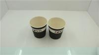 China Black And White Recycled Disposable Foam Cup , Personalized Disposable Coffee Cups for sale