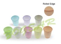 China Disposable Cup Paper Cup Plastic Cup 5oz  & 7oz Roll Edge for Dental for sale