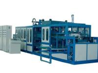 China Hydraulic PLC Control Automatic Vacuum Forming Machine For Disposable Plastic Food Containers for sale