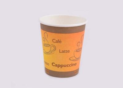 China Custom Printed 16oz / 22oz Single Wall Paper Cups With Lids For Hot Drinks for sale