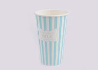 China Environmental Single Wall Big 16oz Personalized Paper Coffee Cups With Lids for sale