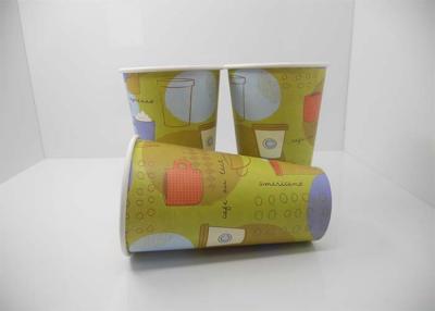 China Environmental Single Wall Big 16oz Personalized Paper Coffee Cups With Lids for sale