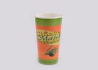 China Personalized Dispoable Coloured Cold Drink Paper Cups 20OZ For Wedding for sale