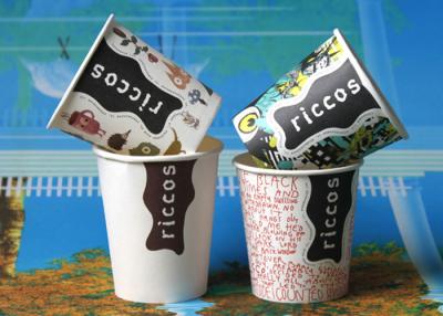 China 12 Ounce Custom Printed Paper Cups Disposable Coffee Cups With Lids And Sleeves for sale
