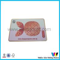 China Absorbent square recycled Personalized paper coasters for drinks beer / cup for sale