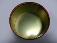 China Red Airtight Food Grade Tin Containers For Coffee / Medicine for sale