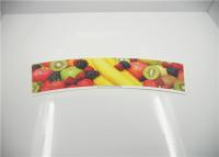 China Safety Ice Cream / Hot Drink Paper Cup Fan With 100% Virgin Pulp for sale