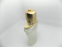China Customized 50ml Cosmetic Perfume Glass Bottles With Gold Cap For Ladies for sale