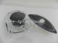 China Clear Small Glass Perfume Bottles , Empty Perfume Bottles Color Coating for sale