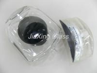 China Clear Small Glass Perfume Bottles , Empty Perfume Bottles Color Coating for sale