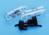 China Small Volume Clear Glass Perfume Bottles With Plastic Cap for sale