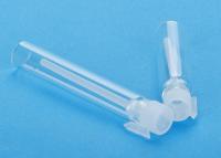 China Small Volume Clear Glass Perfume Bottles With Plastic Cap for sale