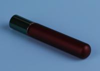 China 15ml Roll On Brown Frosted Glass Spray Bottles Round Bottom for sale
