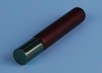 China 15ml Roll On Brown Frosted Glass Spray Bottles Round Bottom for sale