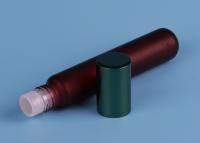 China 15ml Roll On Brown Frosted Glass Spray Bottles Round Bottom for sale