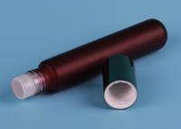 China 15ml Roll On Brown Frosted Glass Spray Bottles Round Bottom for sale