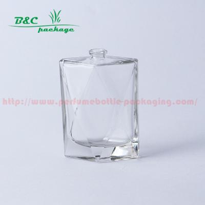 China Small Perfume Glass Bottles 75ML Electro-plated Transparent for sale