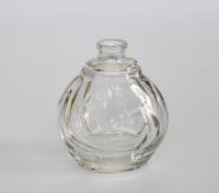 China Silkscreen Printing Frosting Decorative Glass Bottles , Neck Size FEA 20 mm for sale