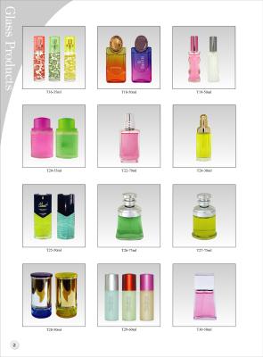 China Color Coating Perfume Glass Bottles 100ML With Glass / Crystal Cap for sale